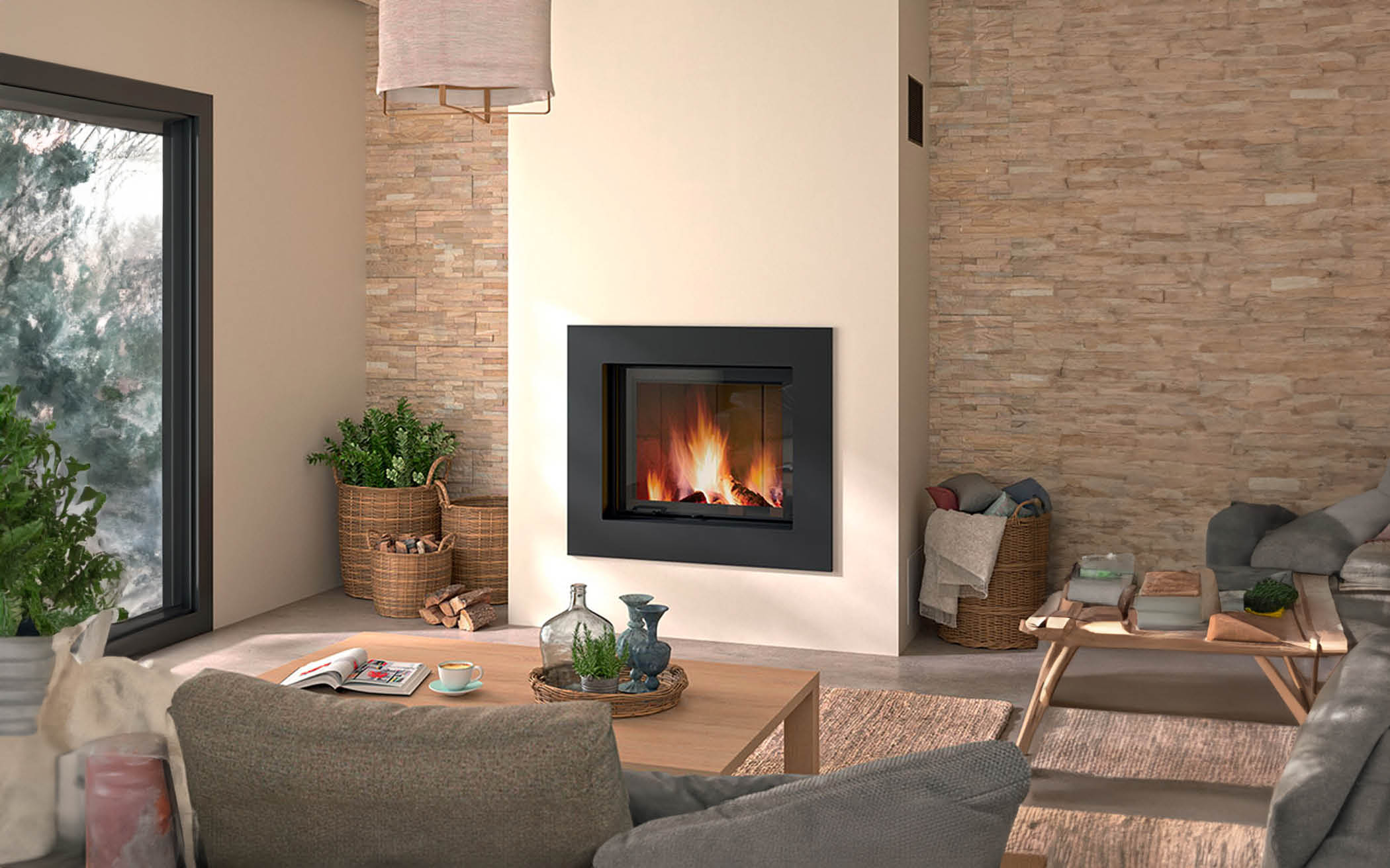 Inserts à bois en Vendée - Bellier-Neau: Cheminée et Poêle Vendée 85 ...